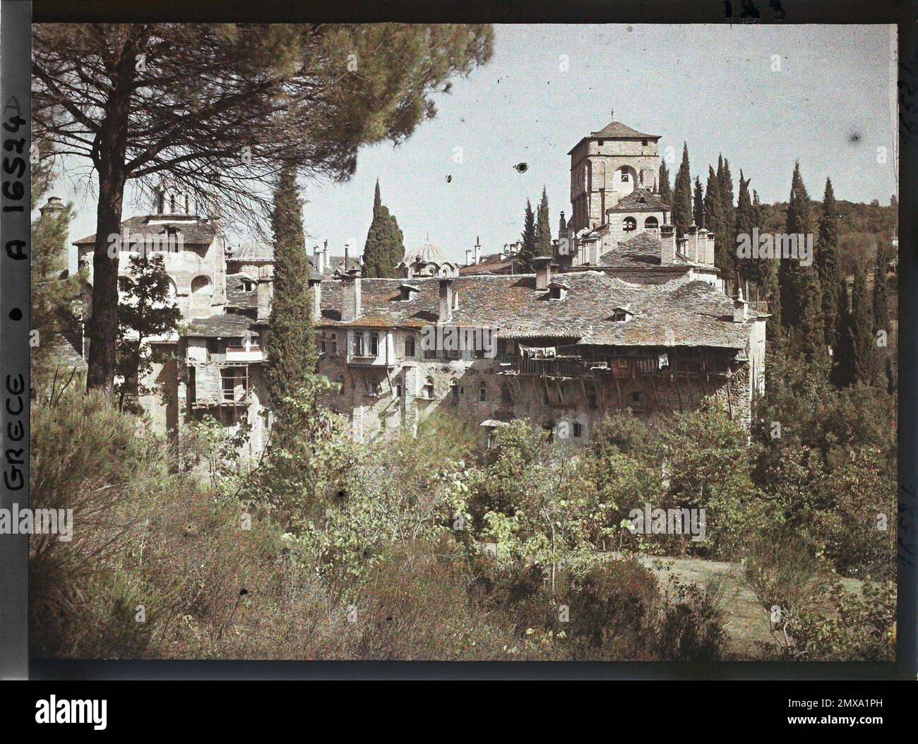 The Hilandar monastery, Greece , 1918 - Greece - Fernand Cuville ...