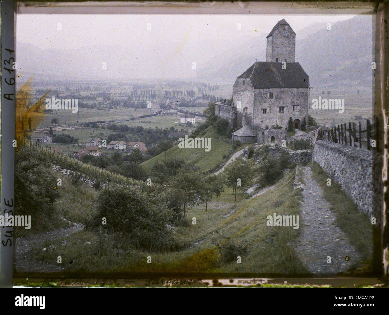 Sargans, Switzerland The Château de Sargans , 1912 - Switzerland ...