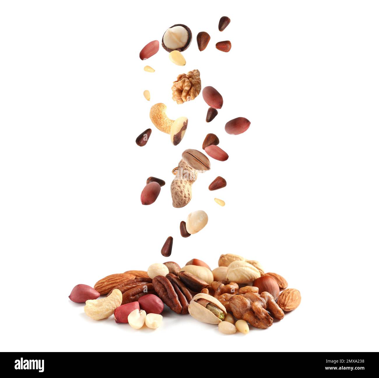 Pile of brazil nuts Cut Out Stock Images & Pictures - Alamy