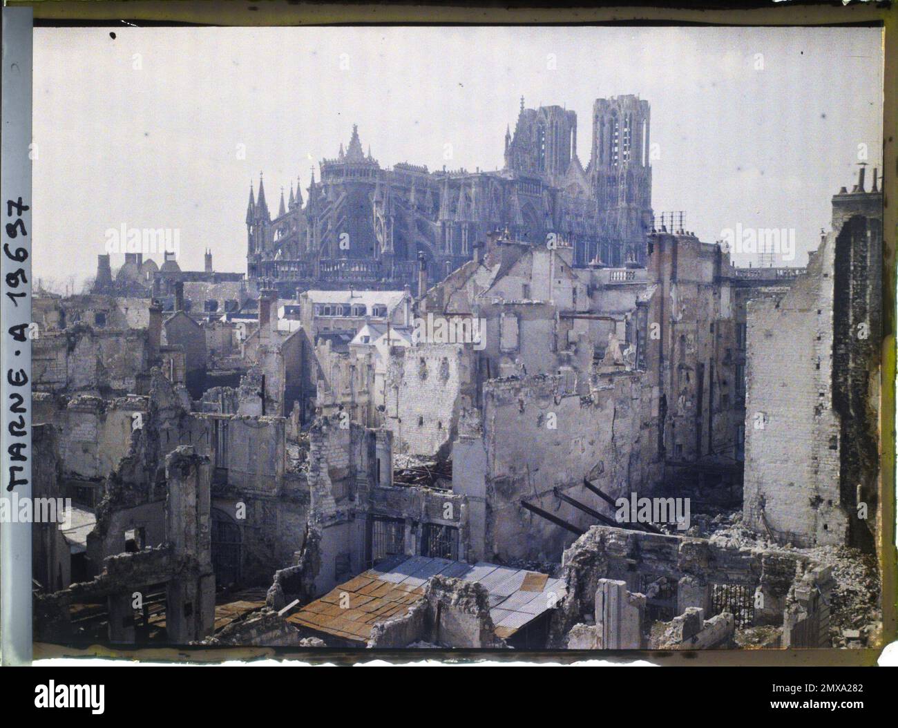 Reims , Marne , Champagne , France , 1917 - Marne - Fernand Cuville ...