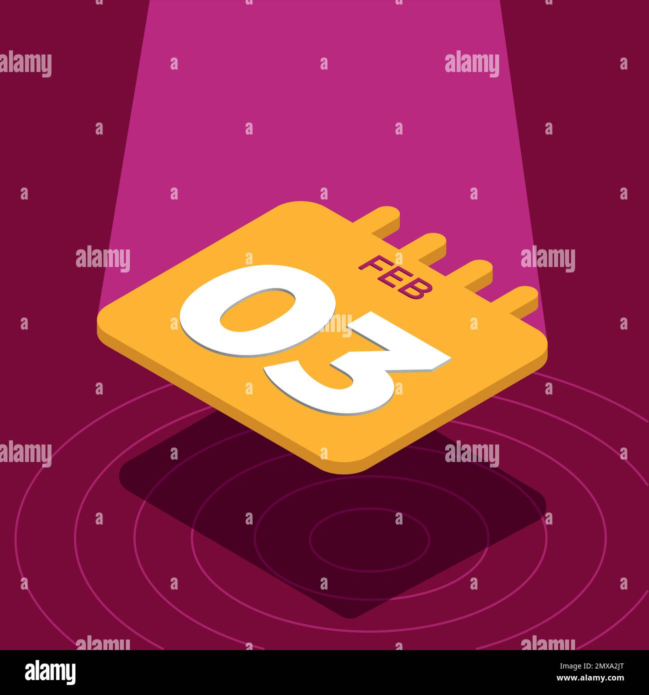 February 3rd Stock Vector Images - Alamy