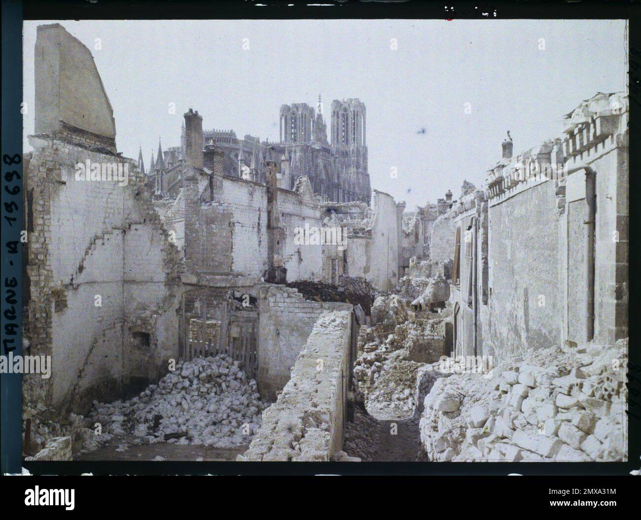 Reims , Marne , Champagne , France , 1917 - Marne - Fernand Cuville ...
