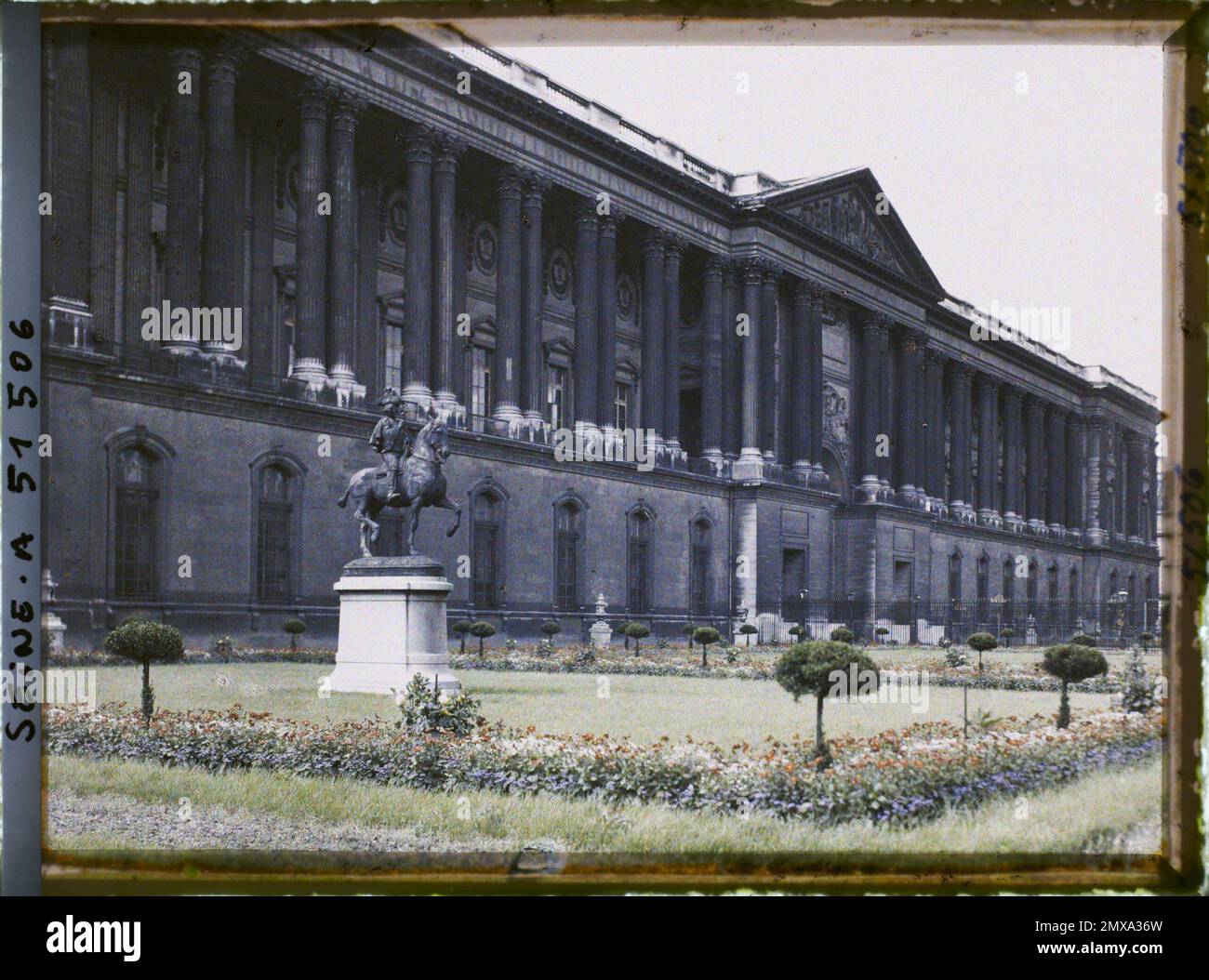 Paris (1st arr.), France The Colonnade de Perrault in the Louvre Stock ...
