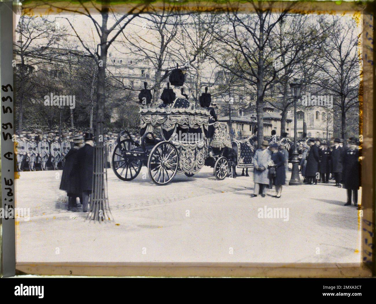 Paris (16th arr.), France The funeral of the United States Ambassador ...