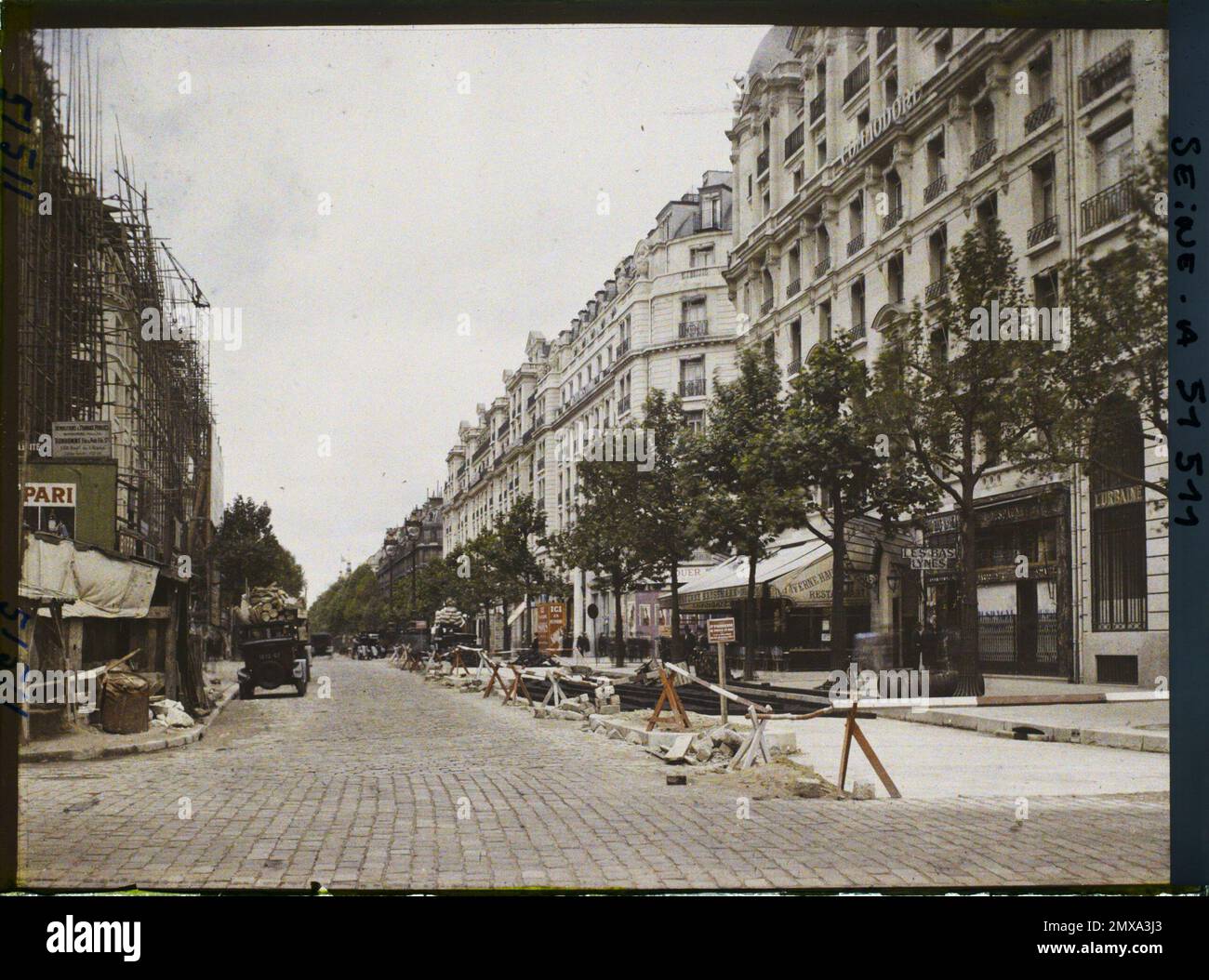 Paris (9th arr.), France La Percée du Boulevard Haussmann, at the ...