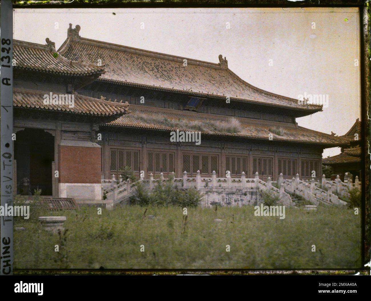 Temple of the sovereigns of successive dynasties hi-res stock ...