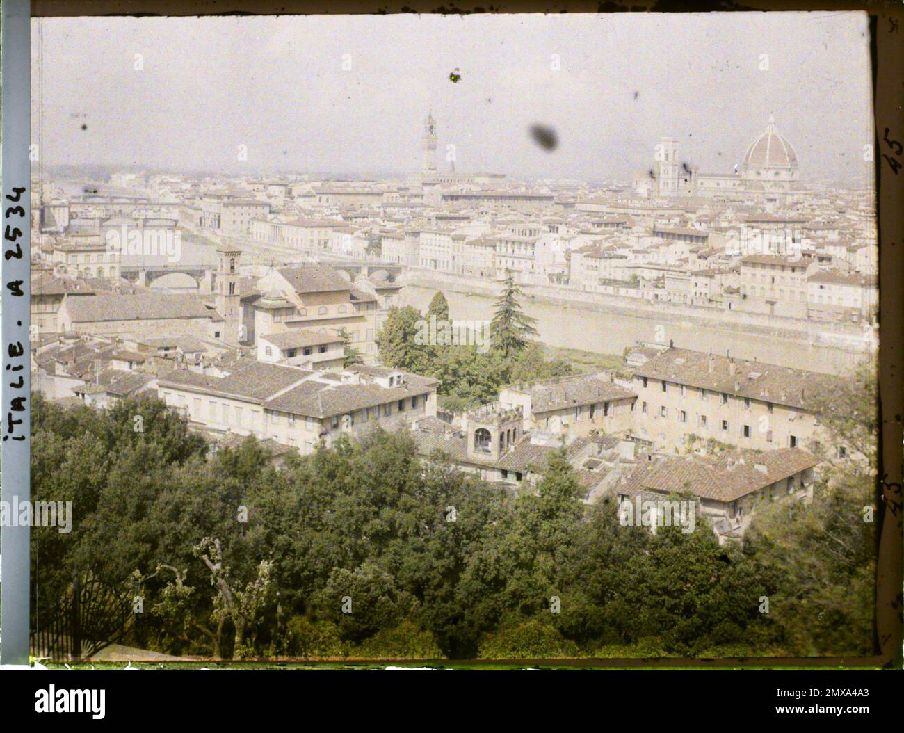 Florence, Italy Panorama taken from Place Michel-Ange , 1913 - Balkans ...