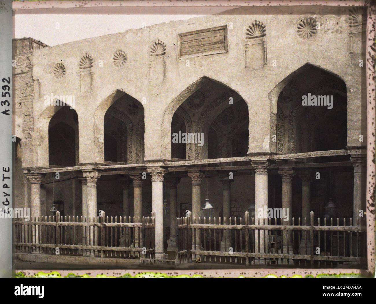 Cairo, Egypt, Africa Open Interior Court of the Al-Sâlih Talâ 'I ...