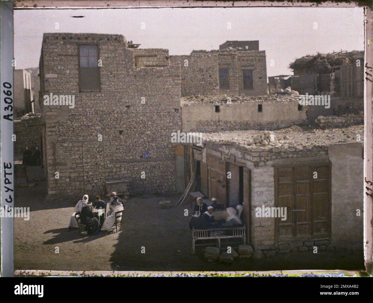 Cairo, Egypt, Africa Domino players at the cafe , 1914 - Egypt ...