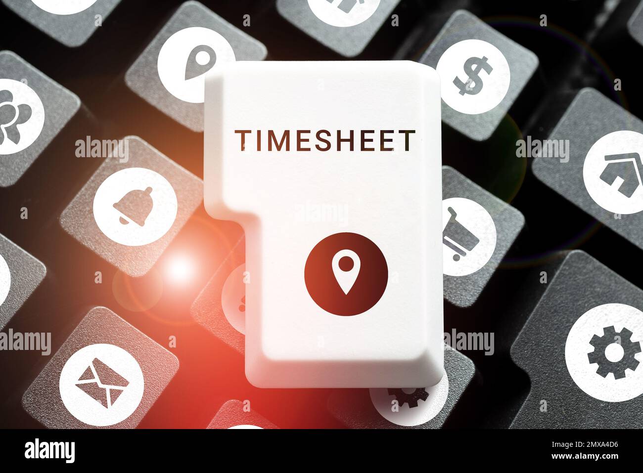 Inspiration showing sign Timesheet. Internet Concept graphical ...