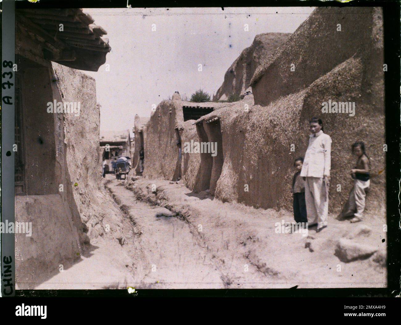 Kalgan, China a street , 1912 - China - Stéphane Passet Stock Photo - Alamy