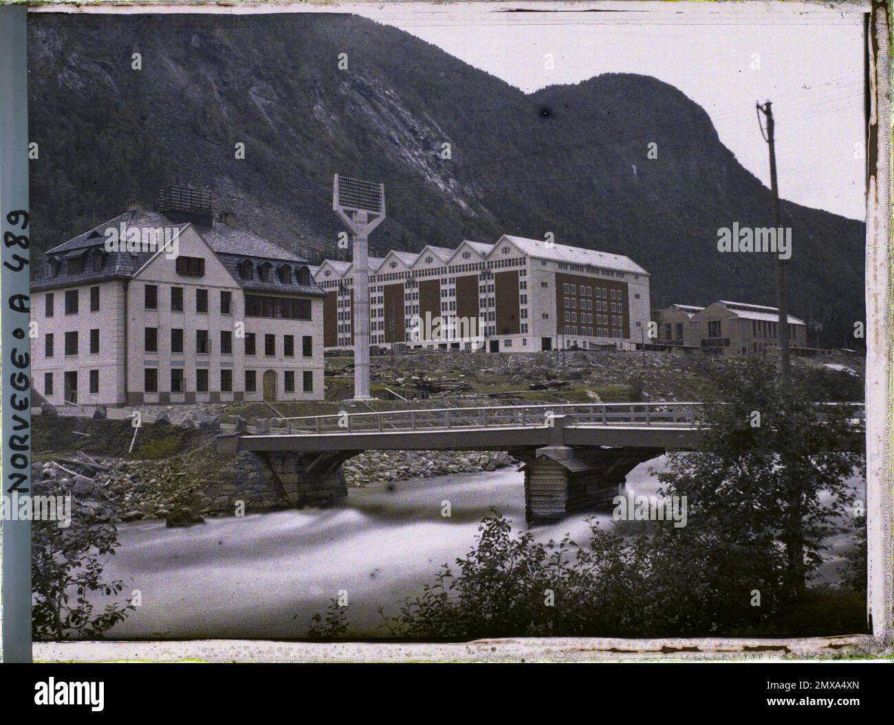 Rjukan, Norway the hydroelectric factory , 1910 - Voyage of Albert Kahn ...