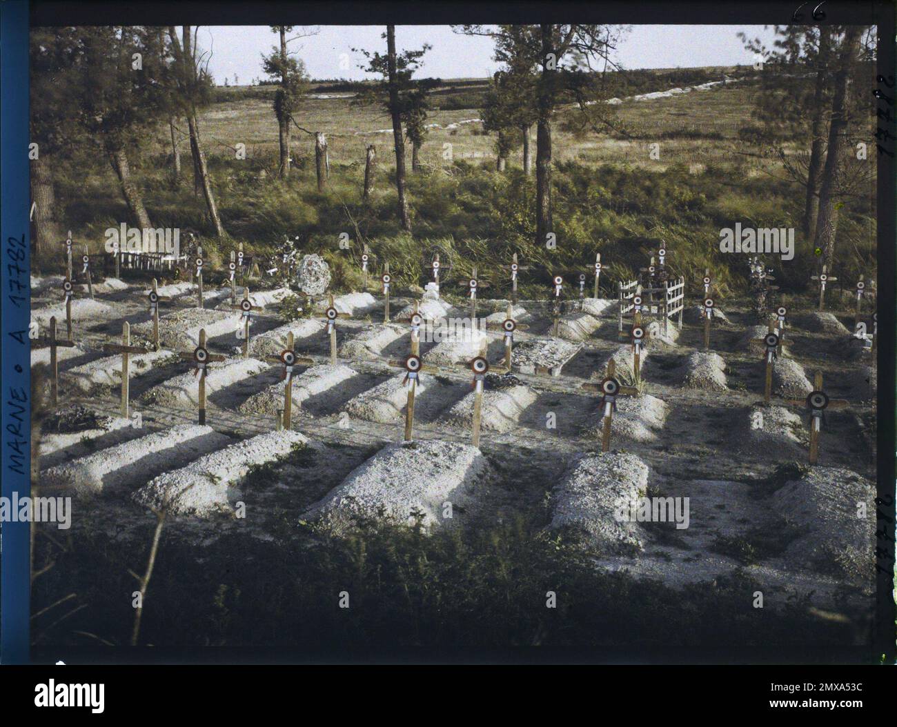 Marson, Marne, Champagne, France Ravin du Marson , 1919 - Devastated ...