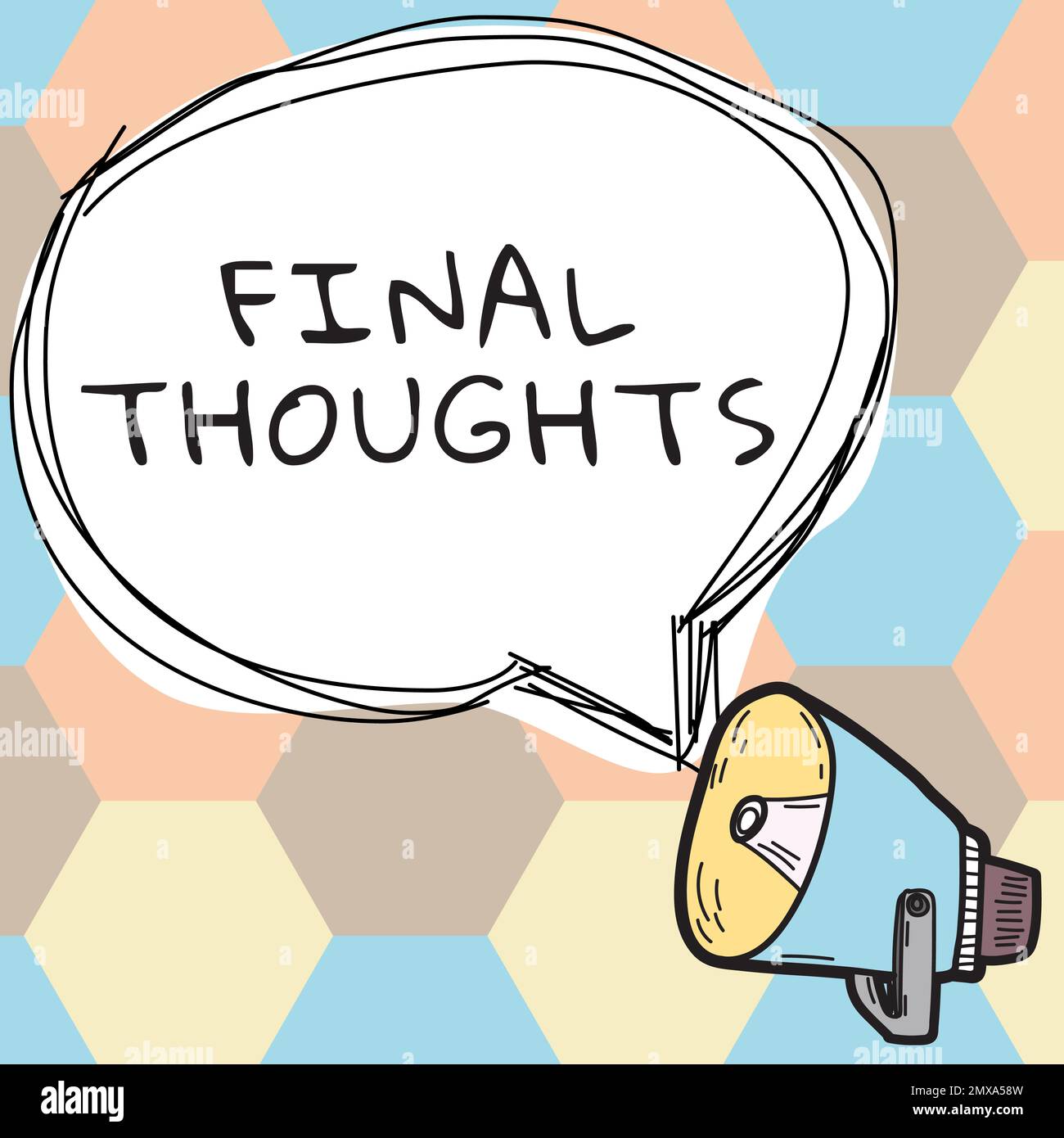 Conceptual caption Final Thoughts. Word for Conclusion Last Analysis ...