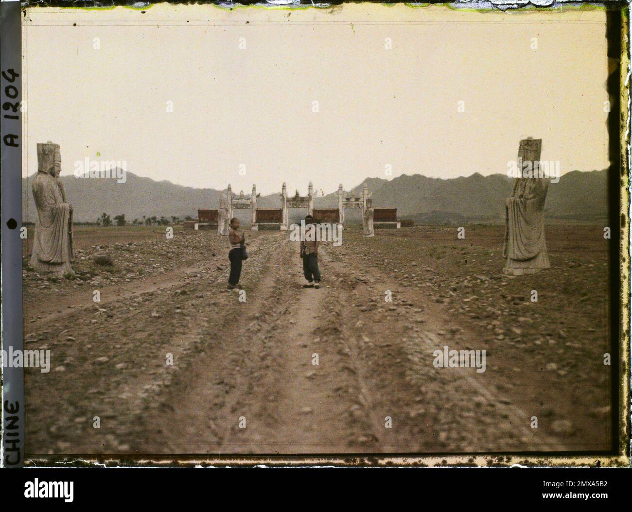 Changping, China Ming Shisanling ("Thirteen Ming Tombs") , 1913 - China ...