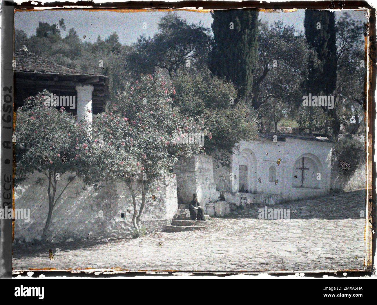 The Hilandar monastery, Greece , 1918 - Greece - Fernand Cuville ...
