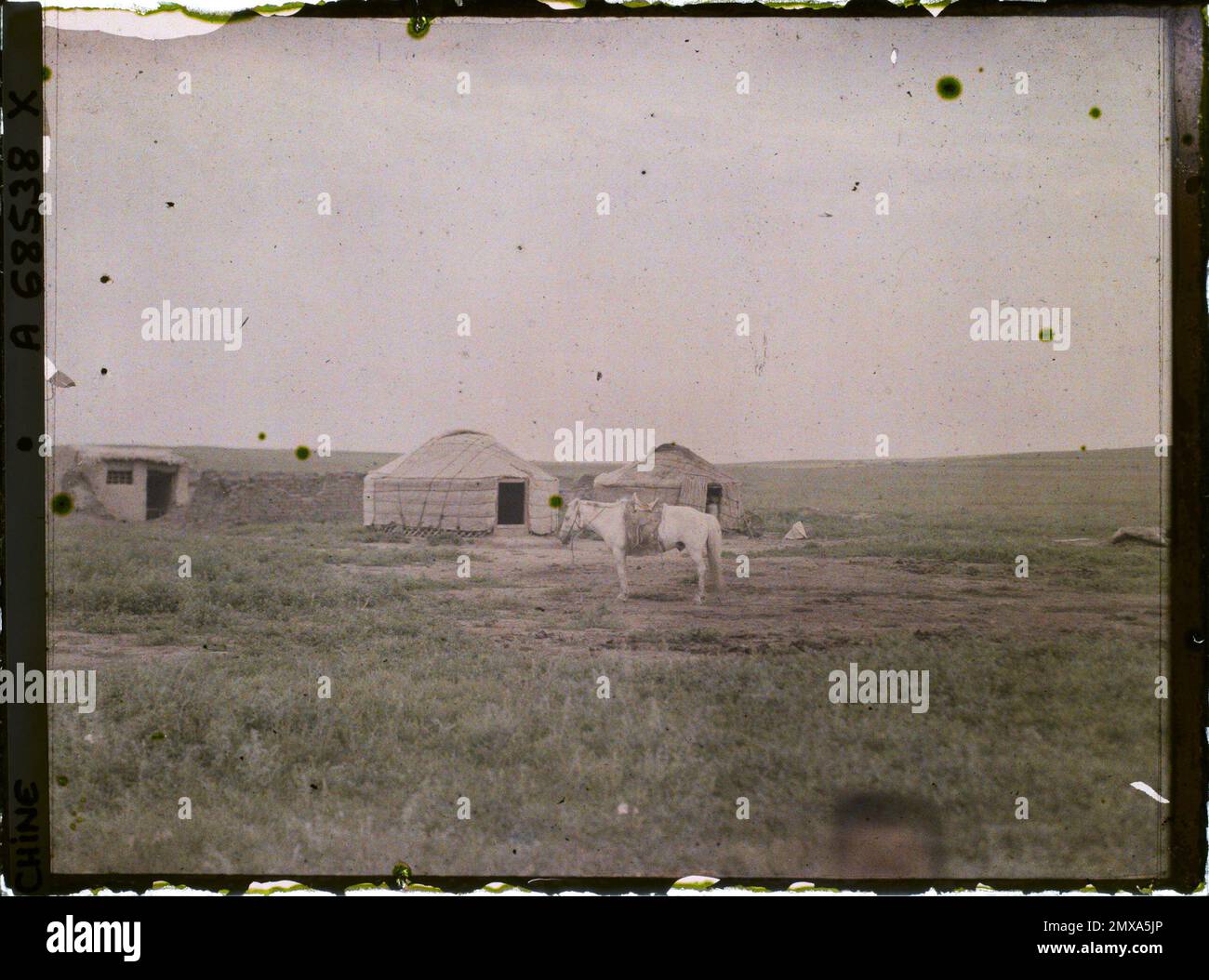 Around Kalgan, China a Mongolian camp , 1912 - China - Stéphane Passet ...