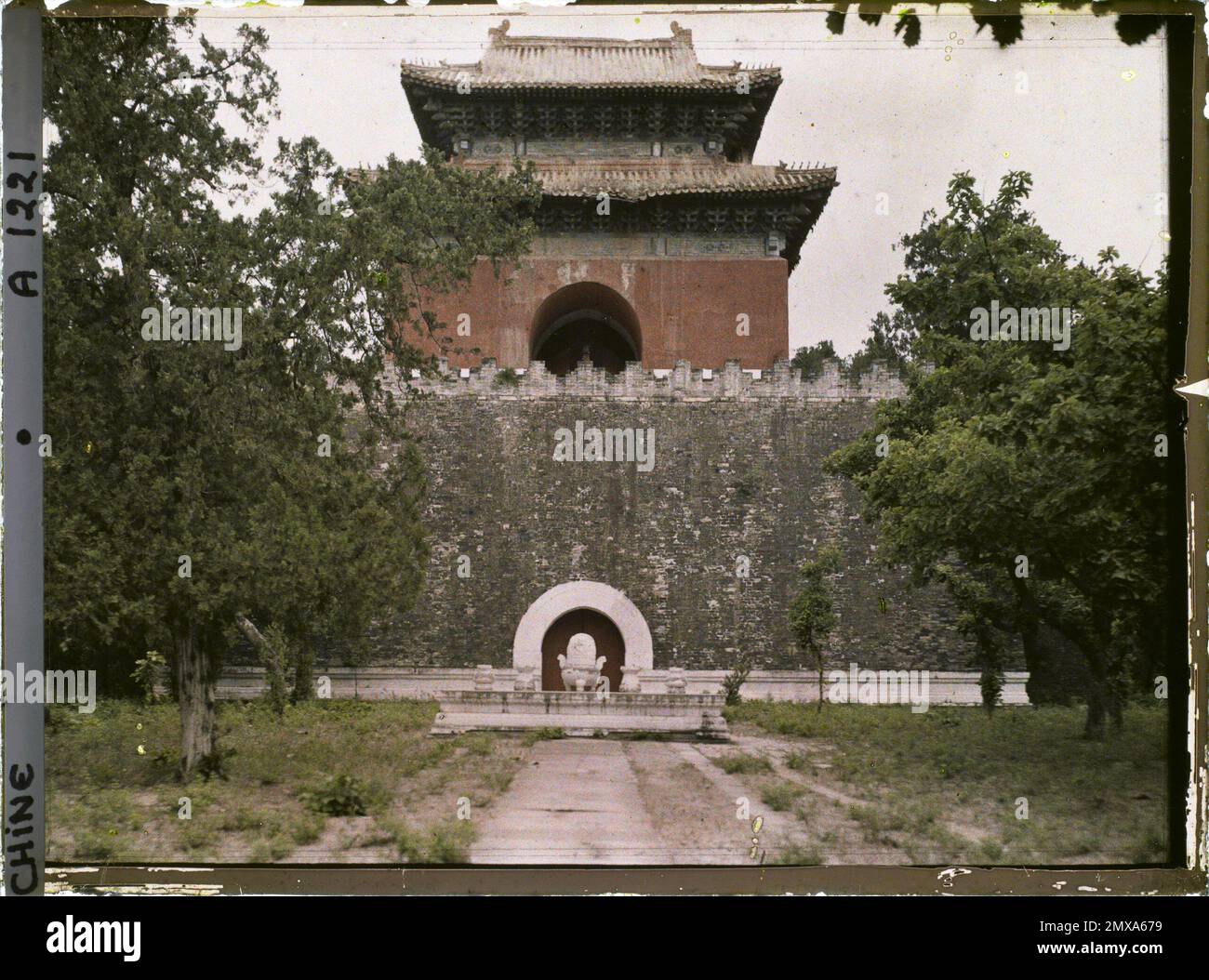 Changping, China Ming Shisanling ("Thirteen Ming Tombs") , 1913 - China ...
