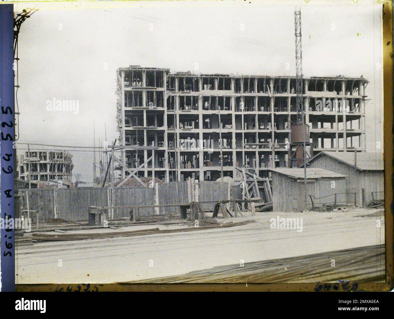 Paris (13th arr.), France Construction of new Buildings Porte d'Ivry ...