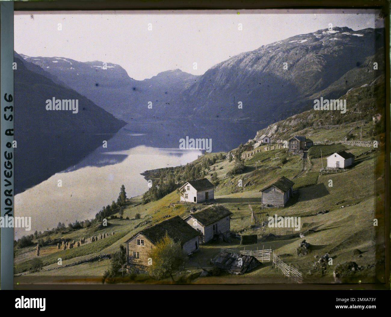 Horda, Norway the village of Horda and Lake Roldalsvatnet , 1910 ...