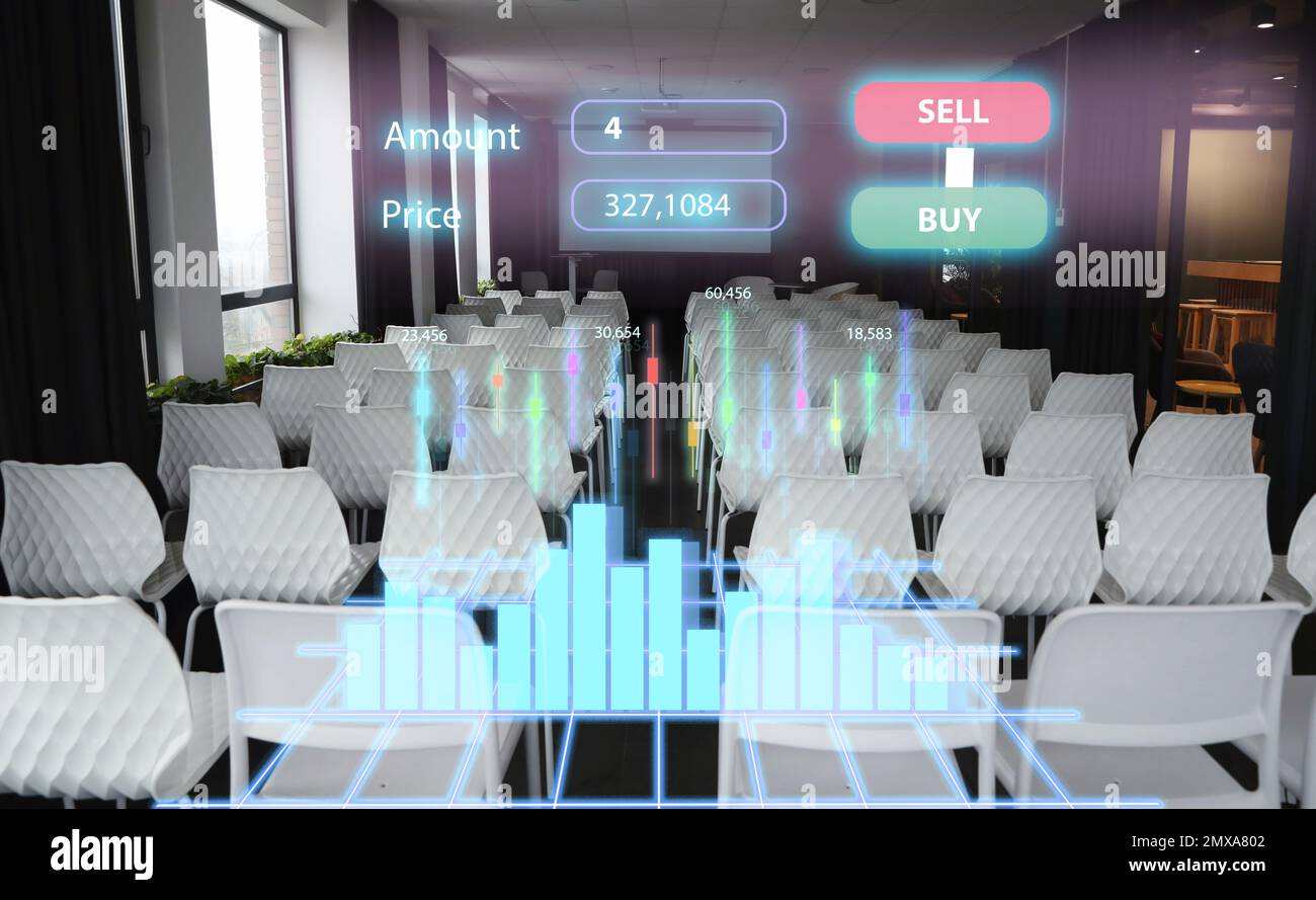 Trading screen empty hi-res stock photography and images - Alamy