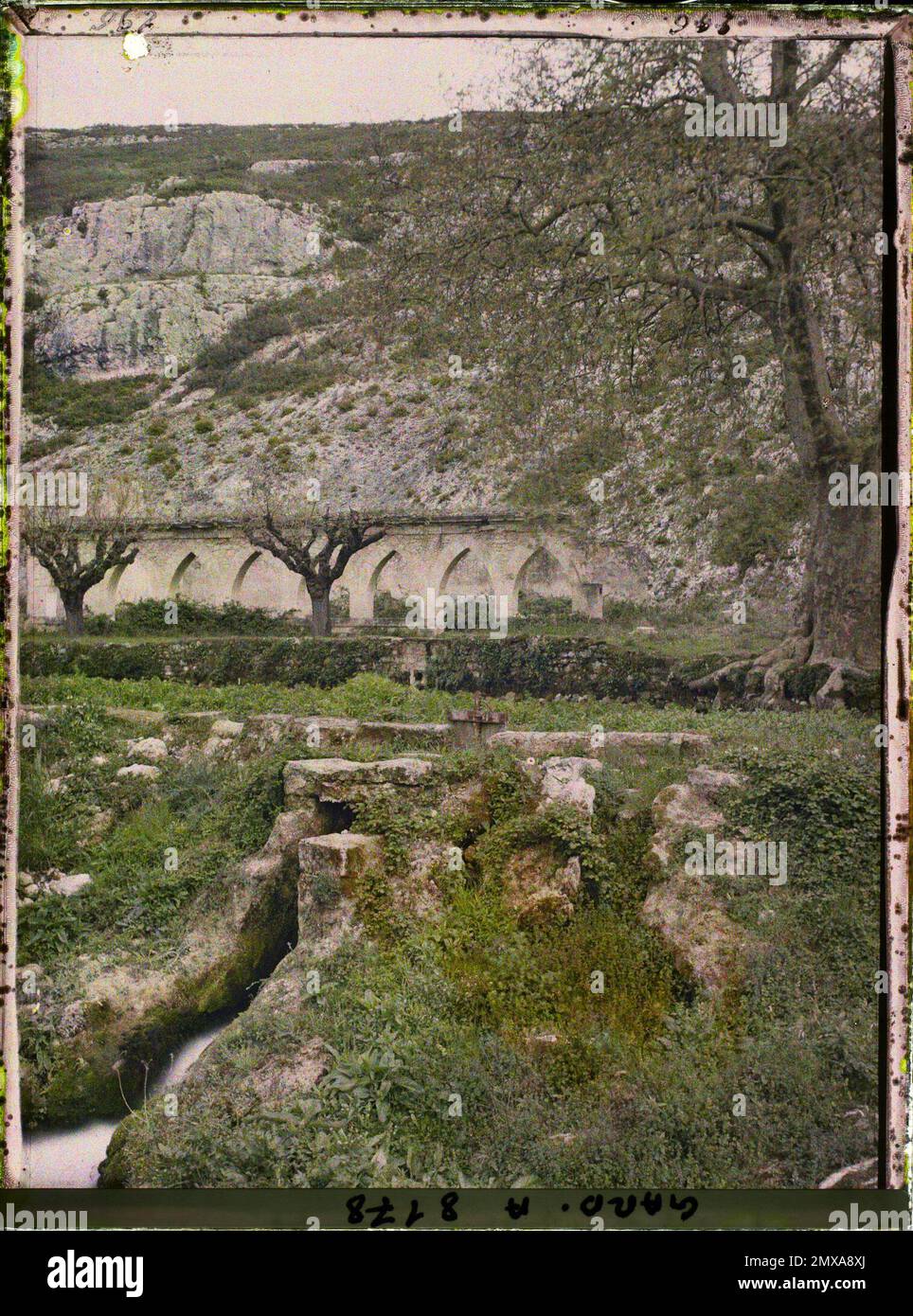 Uzès, France the wash house of the fountain of Eure , 1916 - French ...