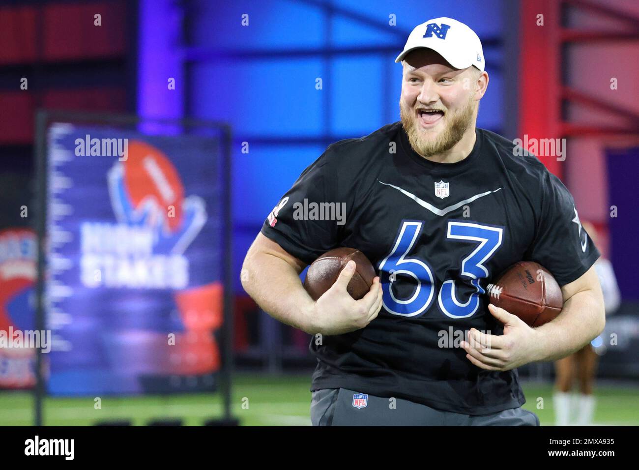 NFC center Tyler Biadasz (63) of the Dallas Cowboys competes in the ...