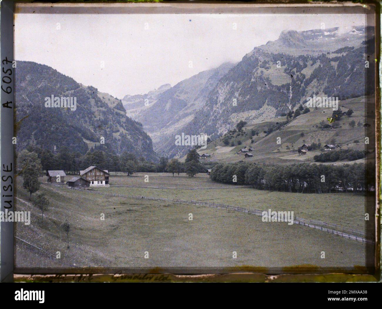 Grindelwald, Switzerland The entrance to the village of Grindelwald ...