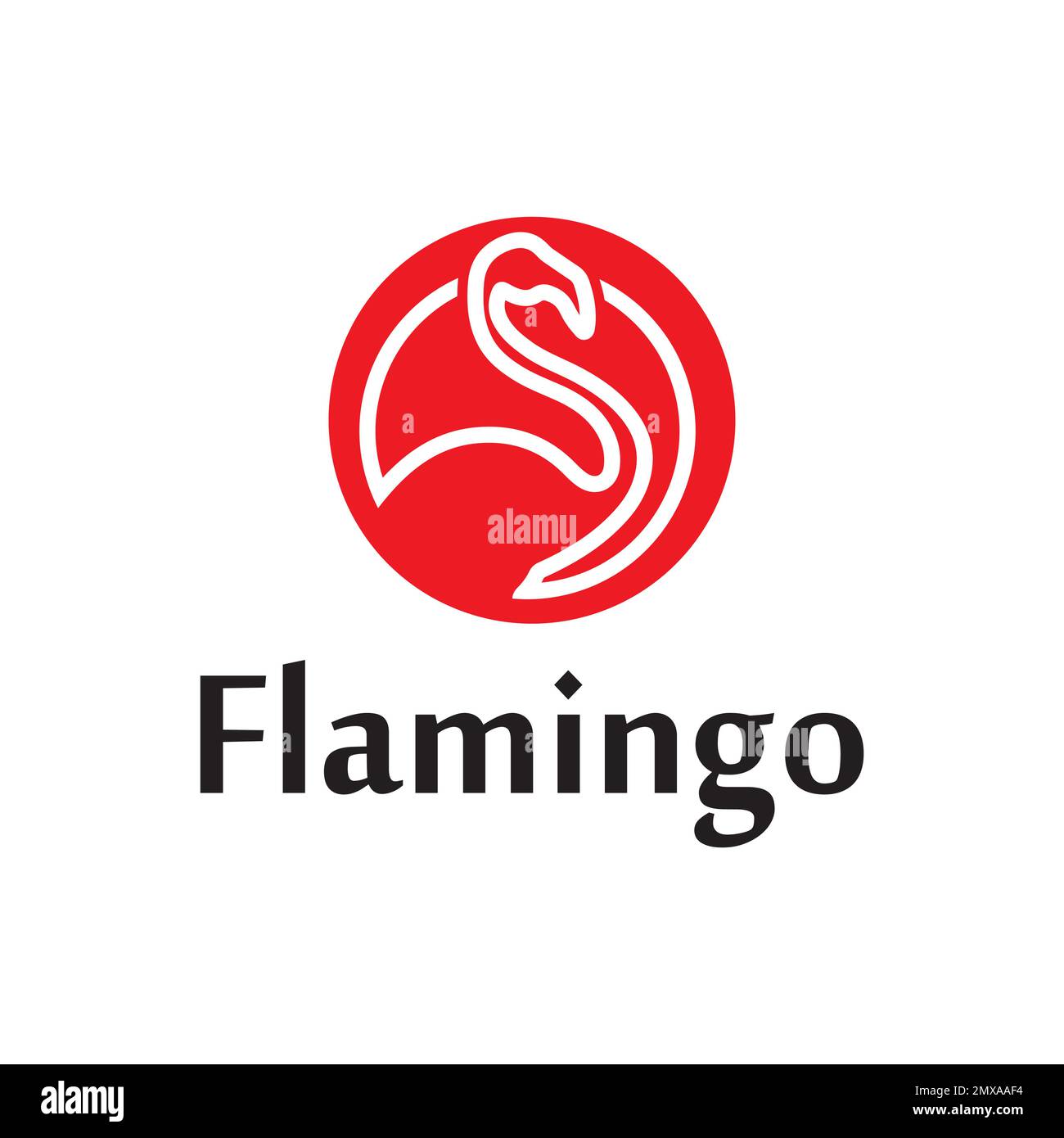 Iconic Flamingo logo designs concept vector, Flamingo bird logo ...