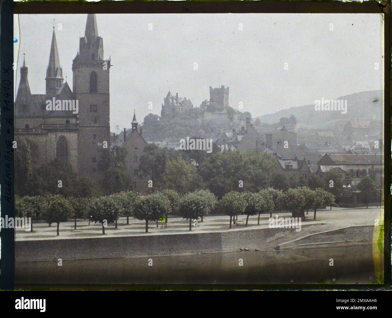 Bingen, Rhine's edges, Germany , 1912 - Germany - Auguste Léon Stock ...