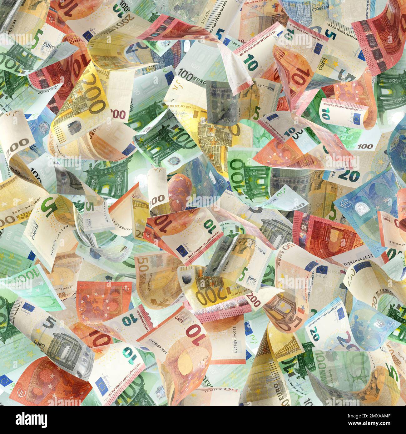 Money as background, top view. Currency exchange Stock Photo - Alamy