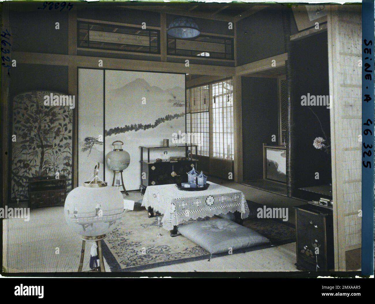 Paris (8th arr.), France The exhibition of decorative arts, interior of ...