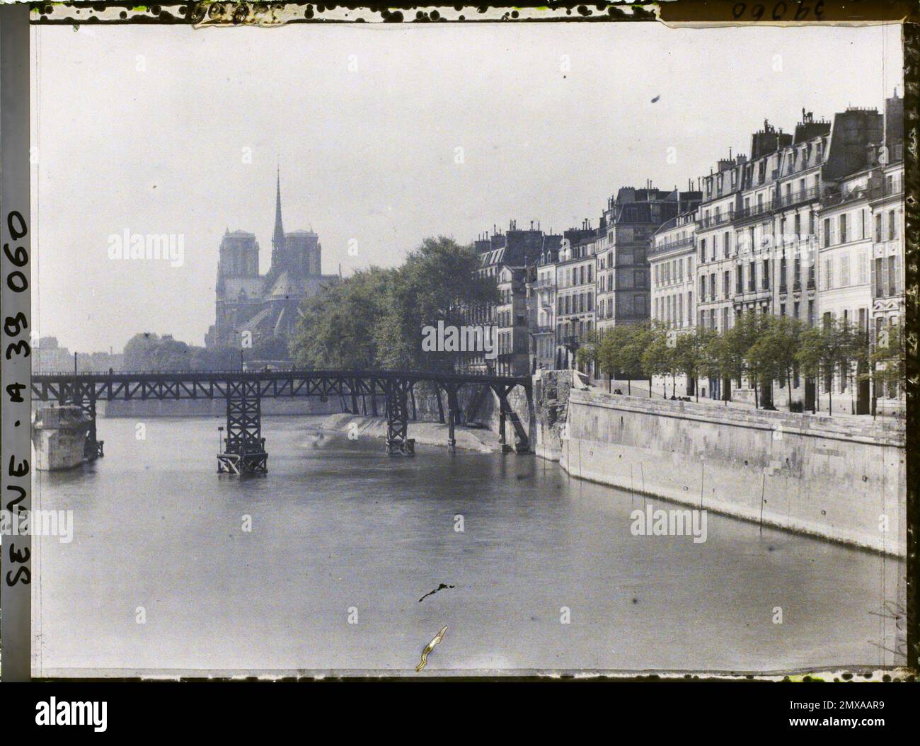 Paris (4th arr.), France The wooden gateway temporarily replacing the ...