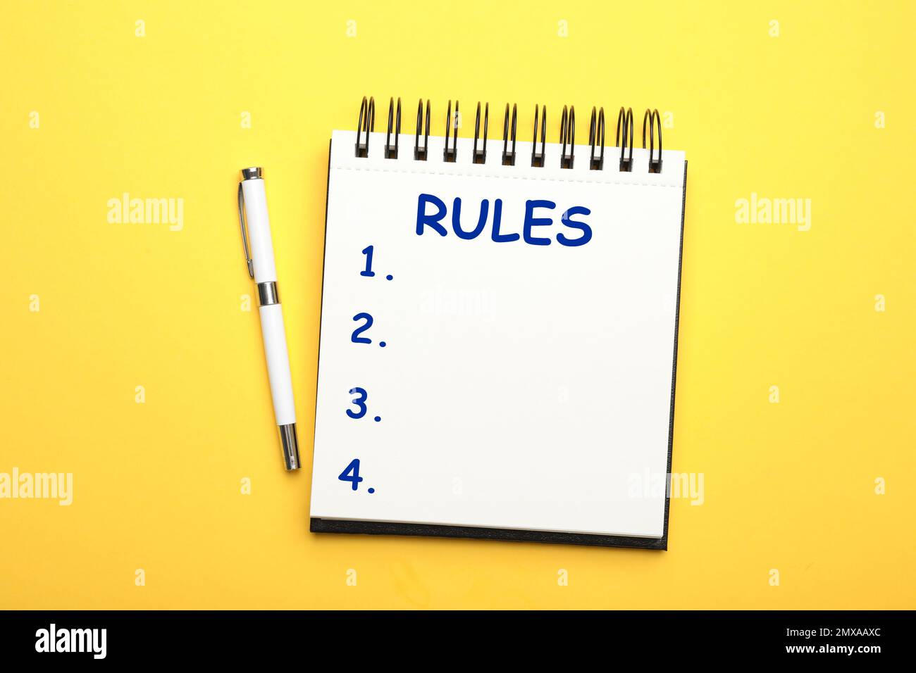 Open spiral planner with list hi-res stock photography and images - Alamy