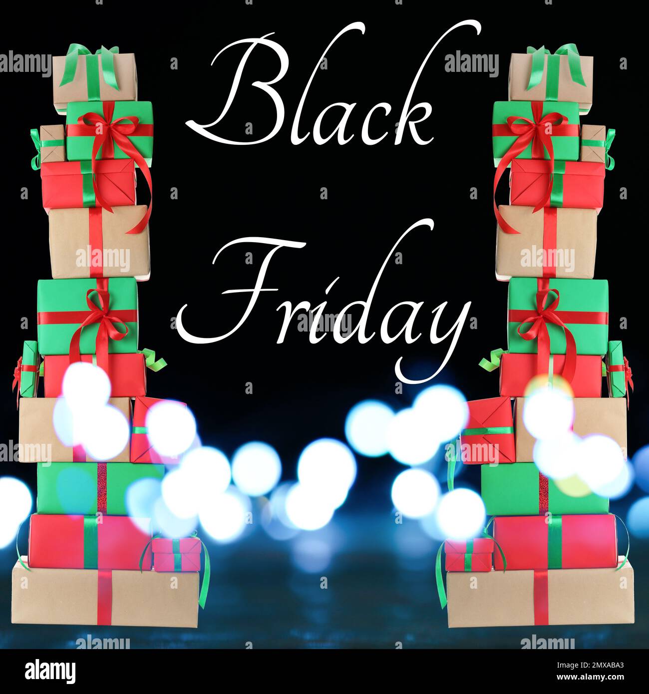 Black friday many gift hi-res stock photography and images - Alamy