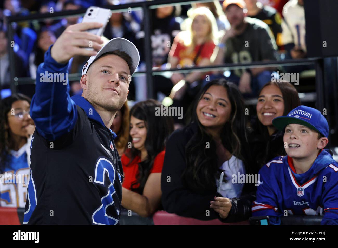 NFC running back Christian McCaffrey (23) of the San Francisco 49ers ...