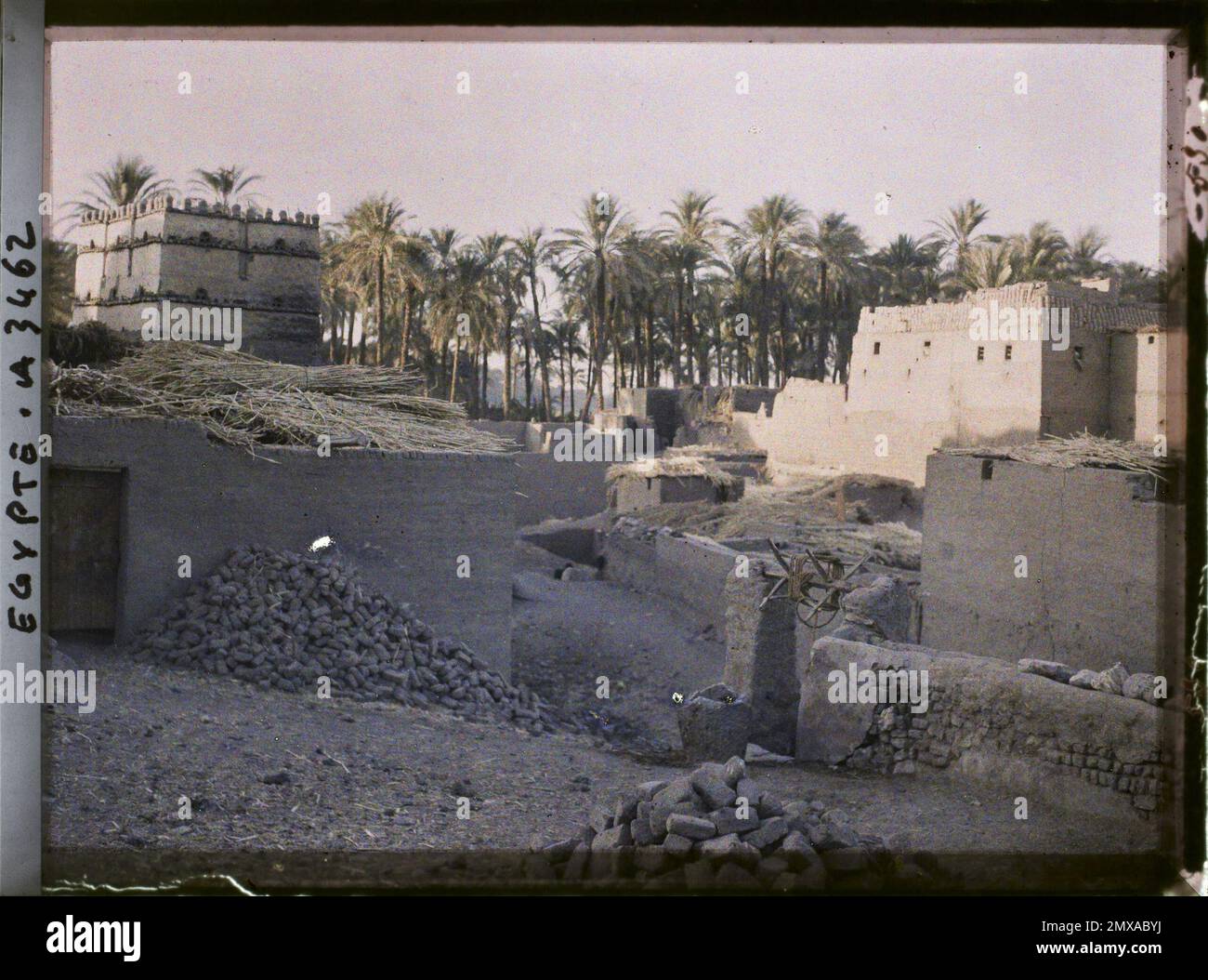 Abydos, Egypt, Africa View of the village of Balyana , 1914 - Egypt ...