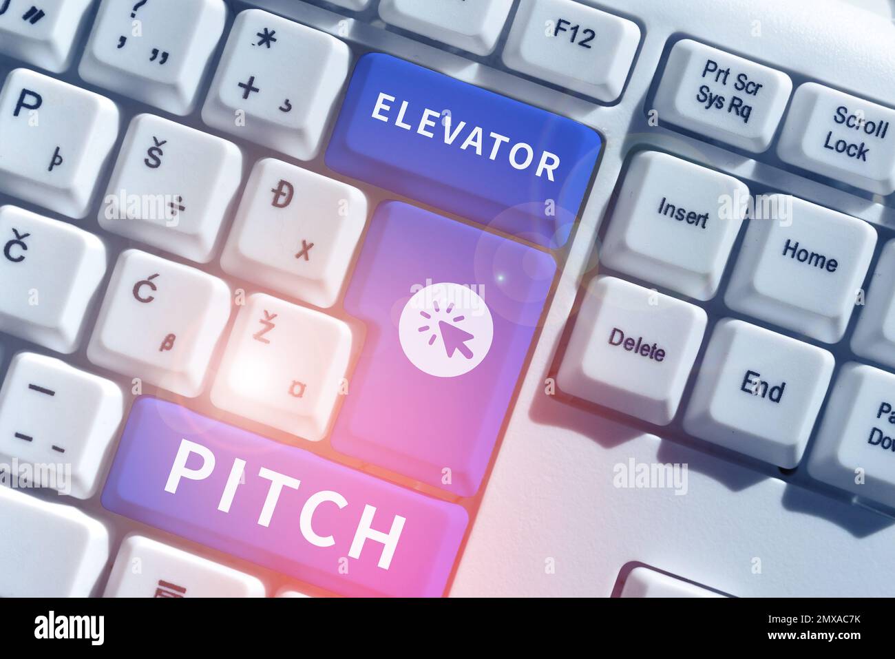 Writing displaying text Elevator Pitch. Conceptual photo A persuasive ...