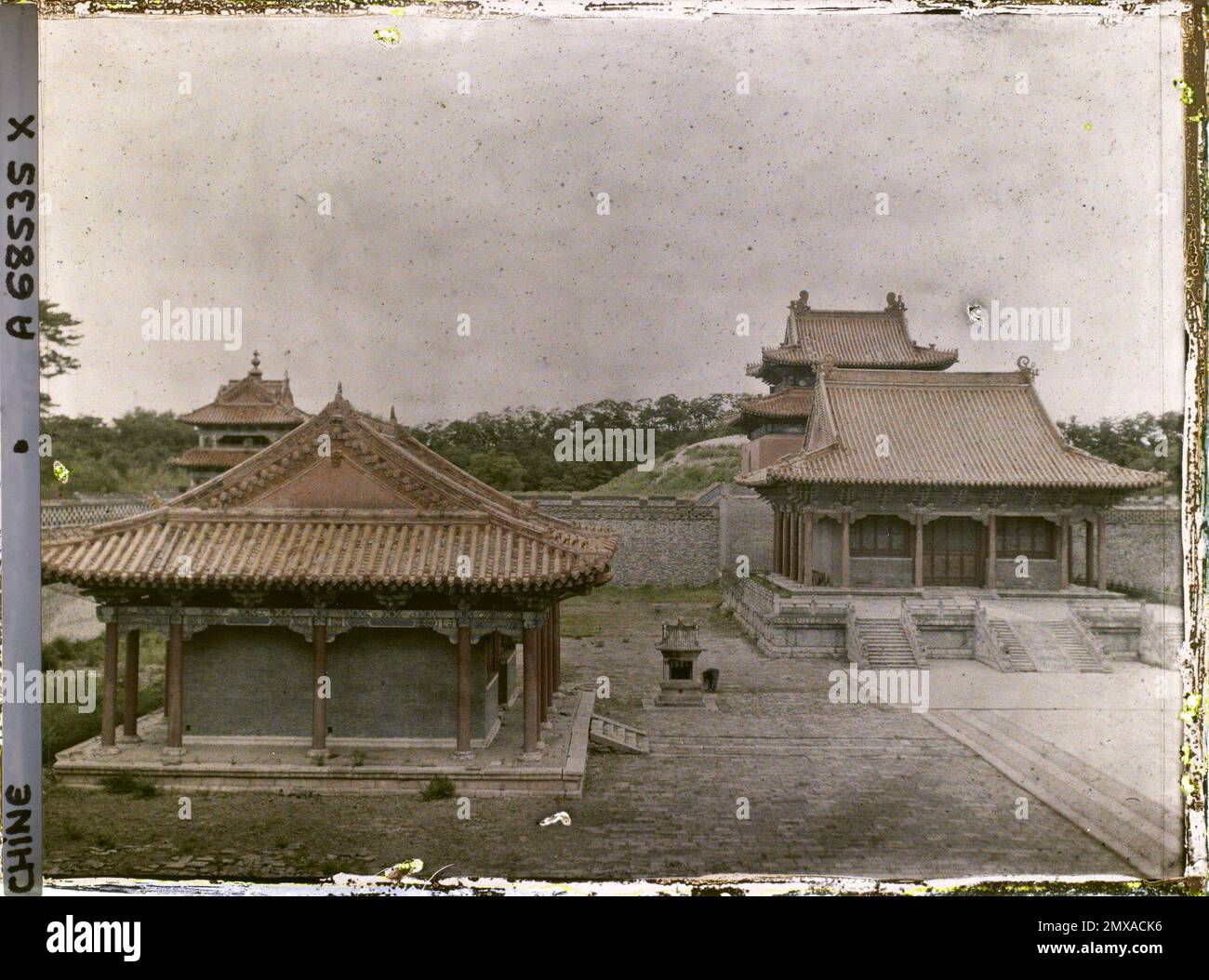 Surroundings of Moukden, China Zhaoling ("luminous tomb"), also called ...