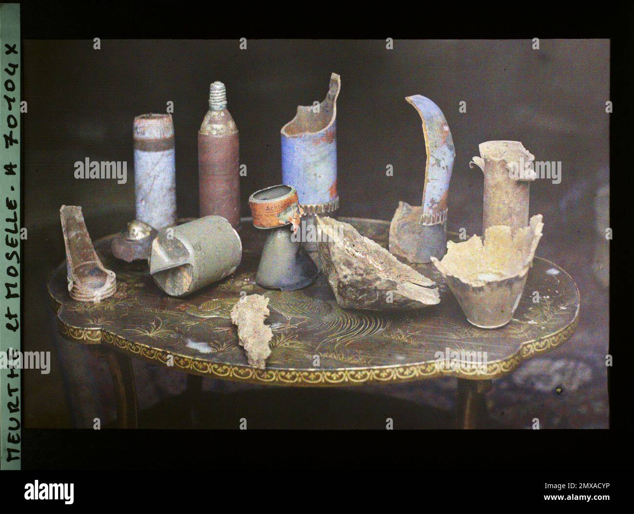 Nancy, France Debris of shells , 1914-1915 - Devastated zones, North ...