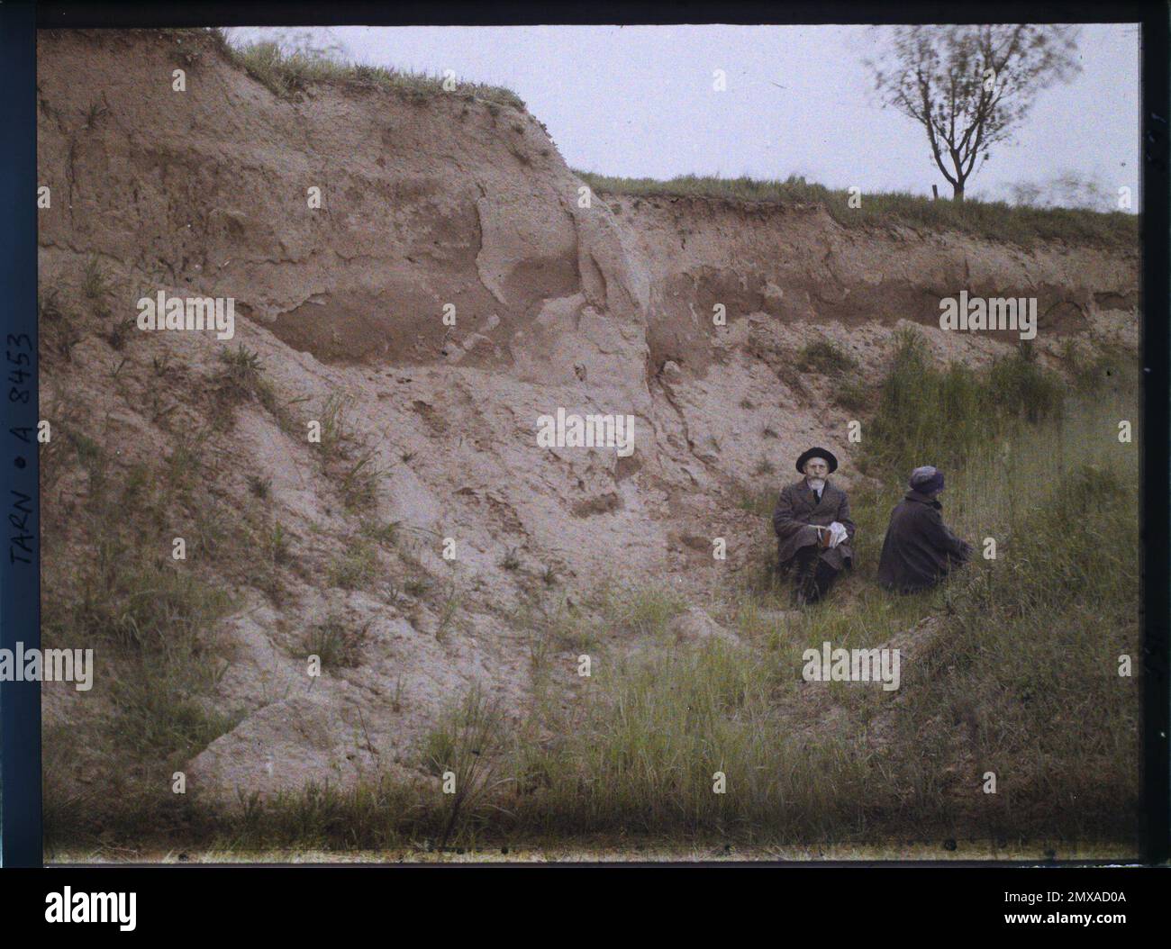 Albi, France Jean Brunhes seated with a notebook , 1916 - French ...