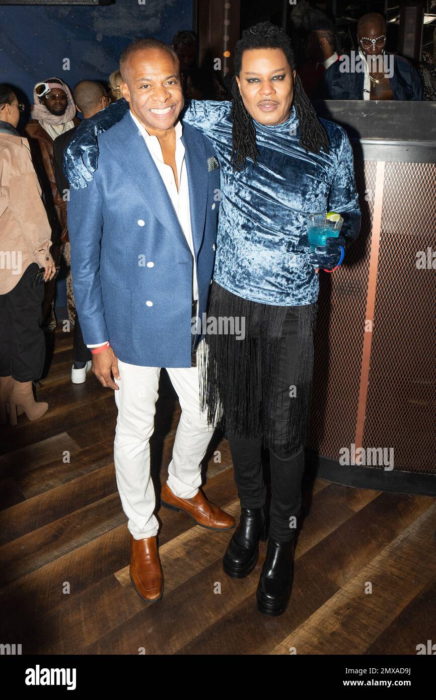 Frederick Anderson and Ty-Ron Mayes attend the 7th Annual Blue Jacket ...