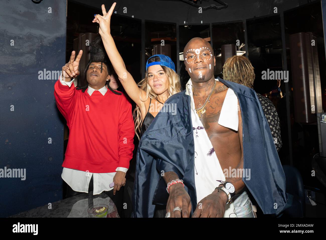 Libbie Mugrabi and Young Paris attend the 7th Annual Blue Jacket ...