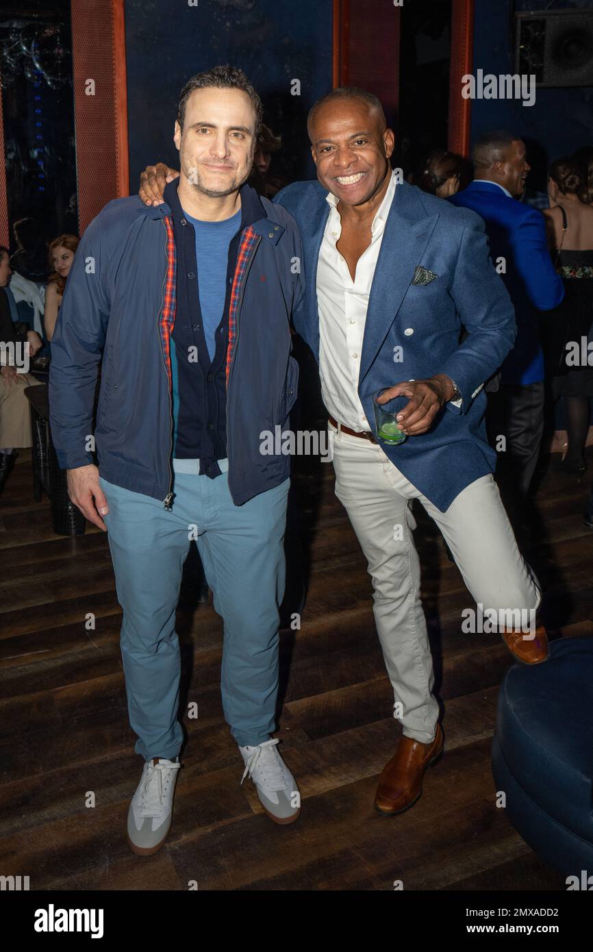 New York, NY, 01/02/2023, Dominic Fumusa and Frederick Anderson attend ...