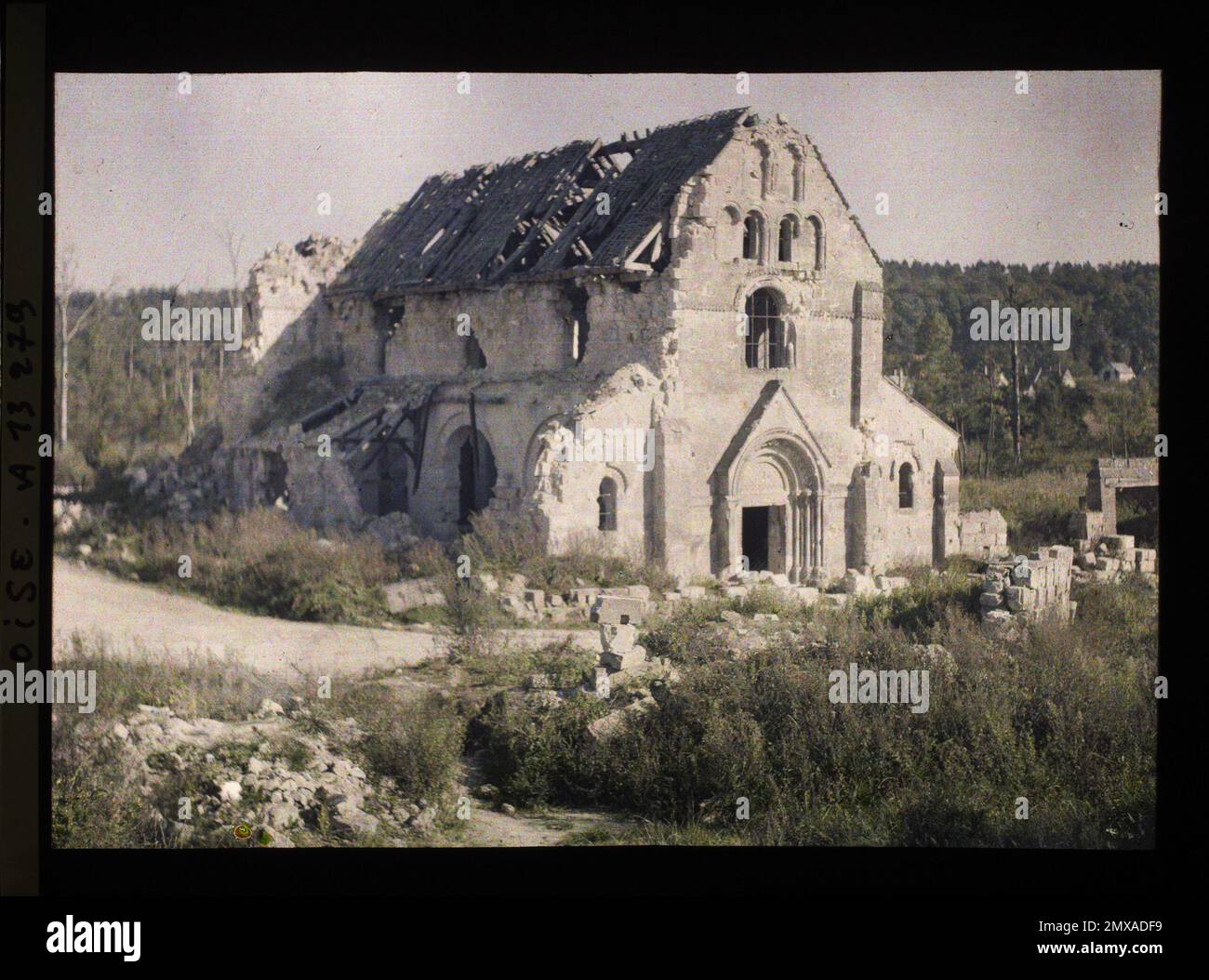 Tracy-le-Val, France , 1917 - Devastated regions, Somme, Oise, Aisne ...