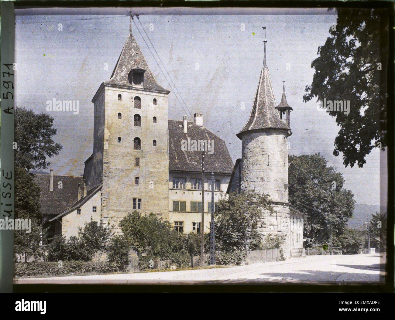 Nidau, Switzerland The Château de Nidau , 1911 - Switzerland - Auguste ...