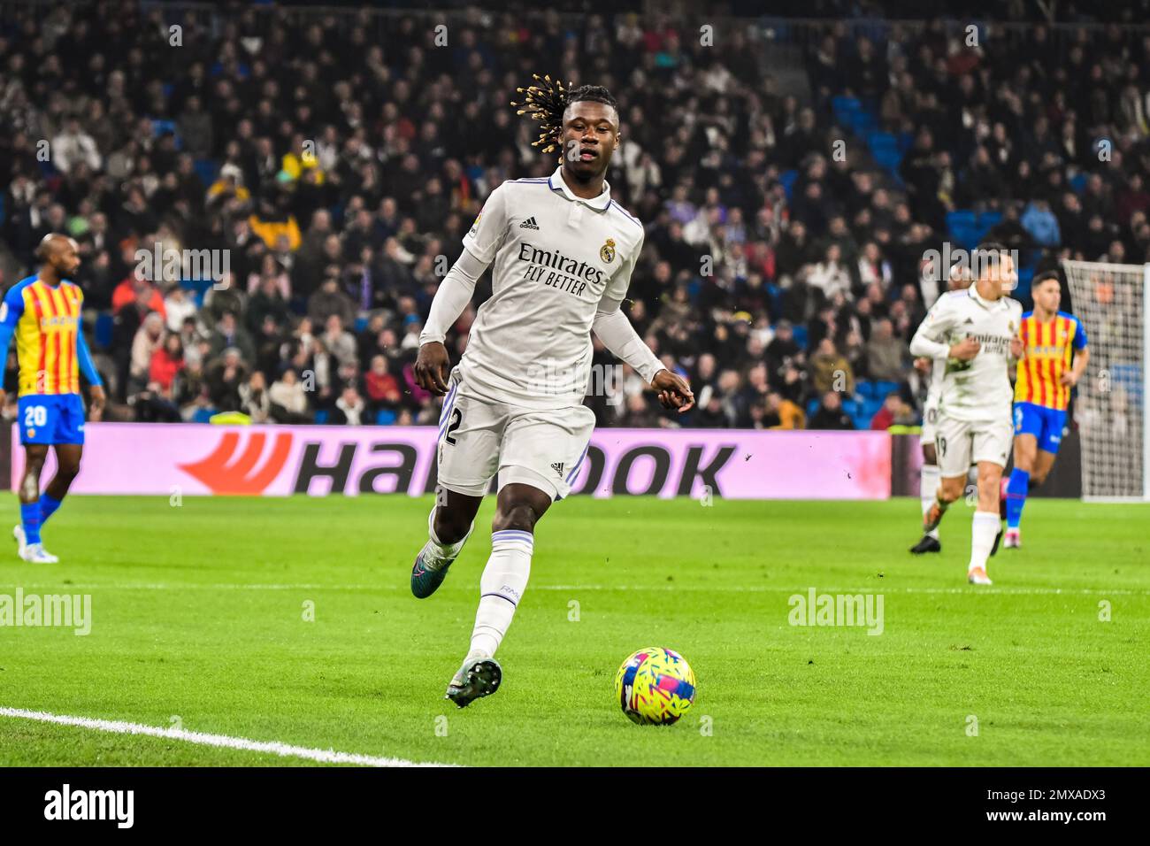 February 2, 2023: MADRID, SPAIN - FEBRUARY 2: Eduardo Camavinga of Real ...