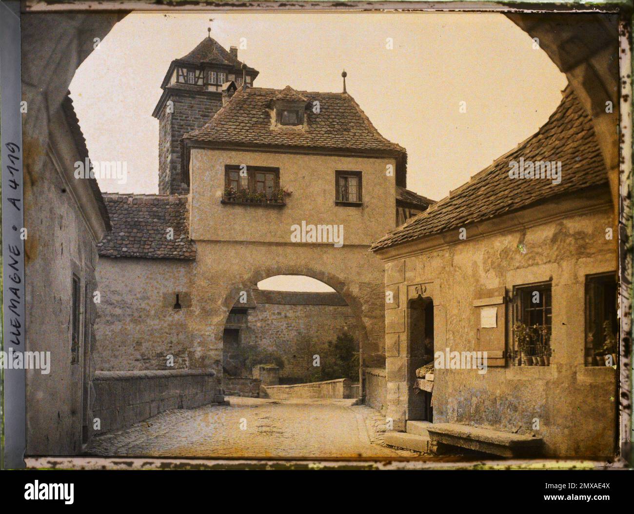 Rothembourg, Germany , 1912 - Germany - Auguste Léon Stock Photo - Alamy