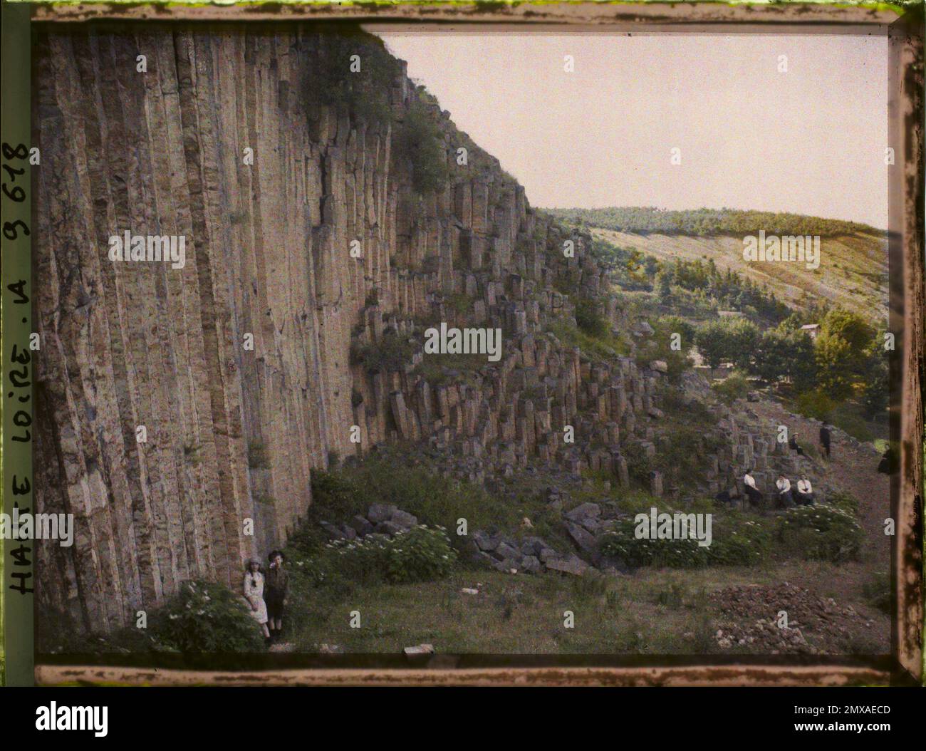 Espaly-Saint-Marcel, France Yann and Mariel Brunhes posing in front of ...