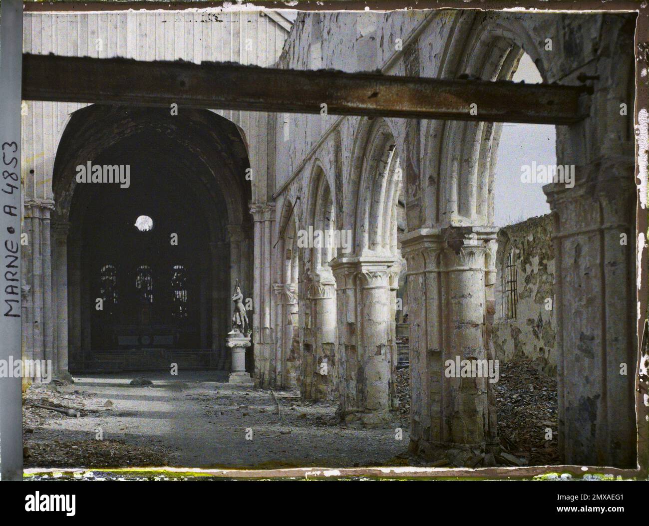 France, interior sermaize of the Notre-Dame de la Nativity church ...